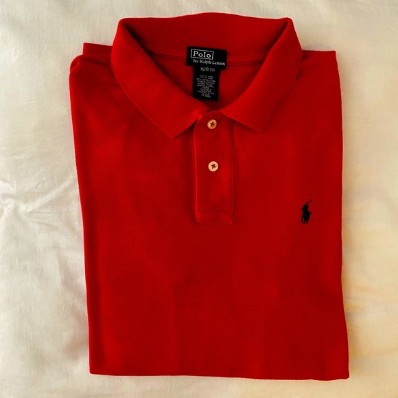 Shirts & Tops | Ralph Lauren Red Polo | Poshmark